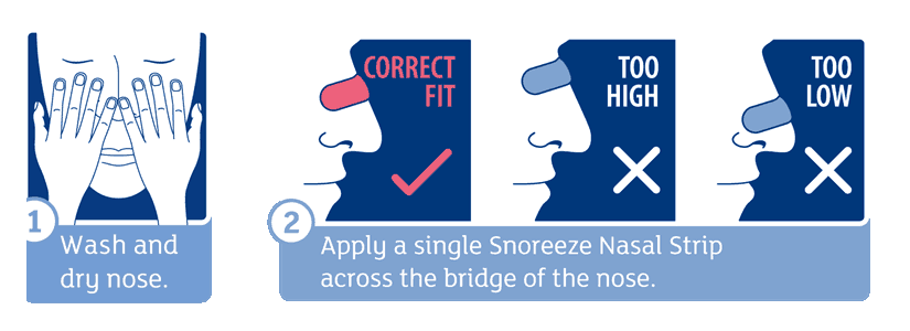 Anti-snoring Nasal Strips | Snoreeze