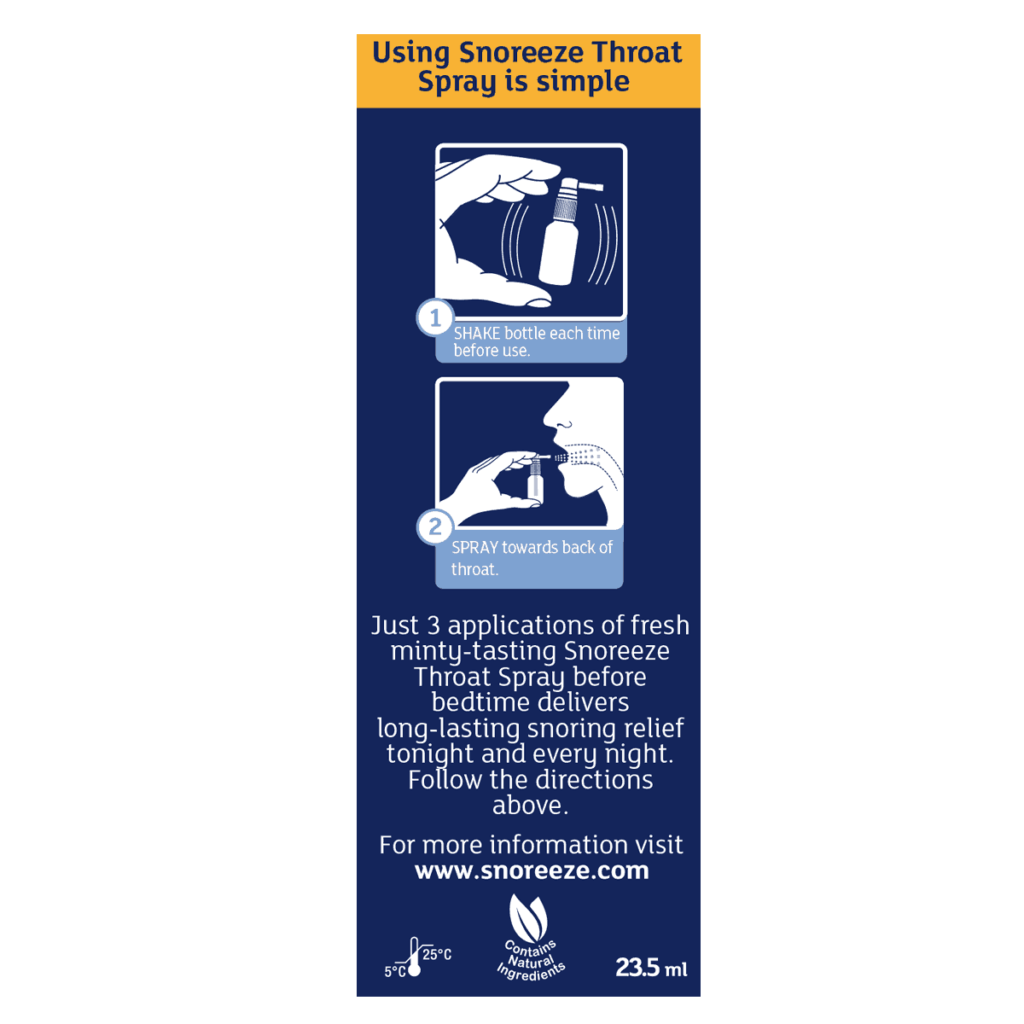 Buy Now | Snoreeze Throat Spray | Snoreeze